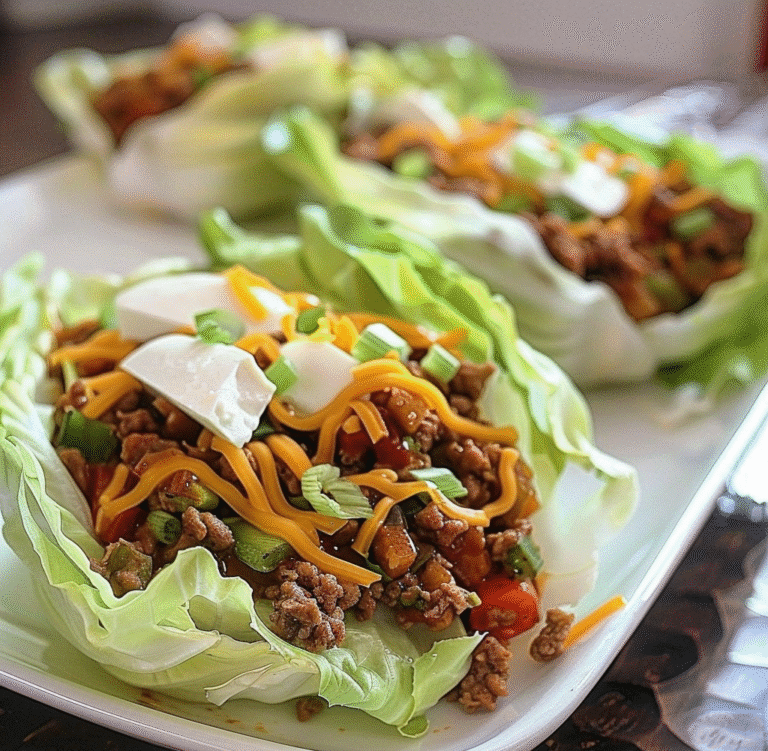 Meal Prep Lunch Turkey Taco Lettuce Cups
